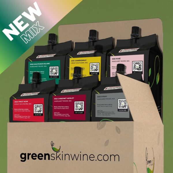 Medley Pack Of Wines In A Soft Pack – 750ml – Greenskin Wine
